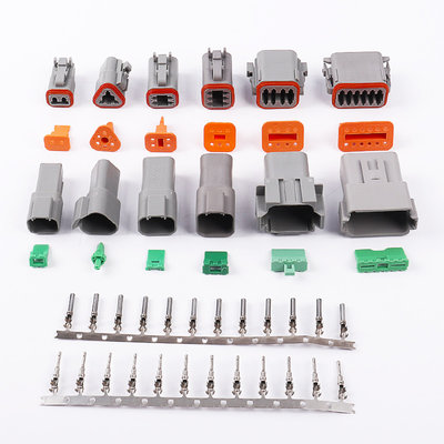 Replacement DT DT04-2P  AT Series Connectors with Pins & Wedgelock