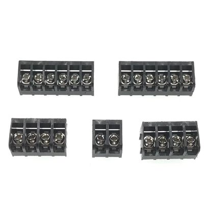 6.35mm / 0.25" Barrier Screw Terminal Blocks Jointable Straight Pin